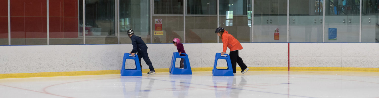 Photos of the Skate Helper Skating Aid In Use at Rinks Around The World