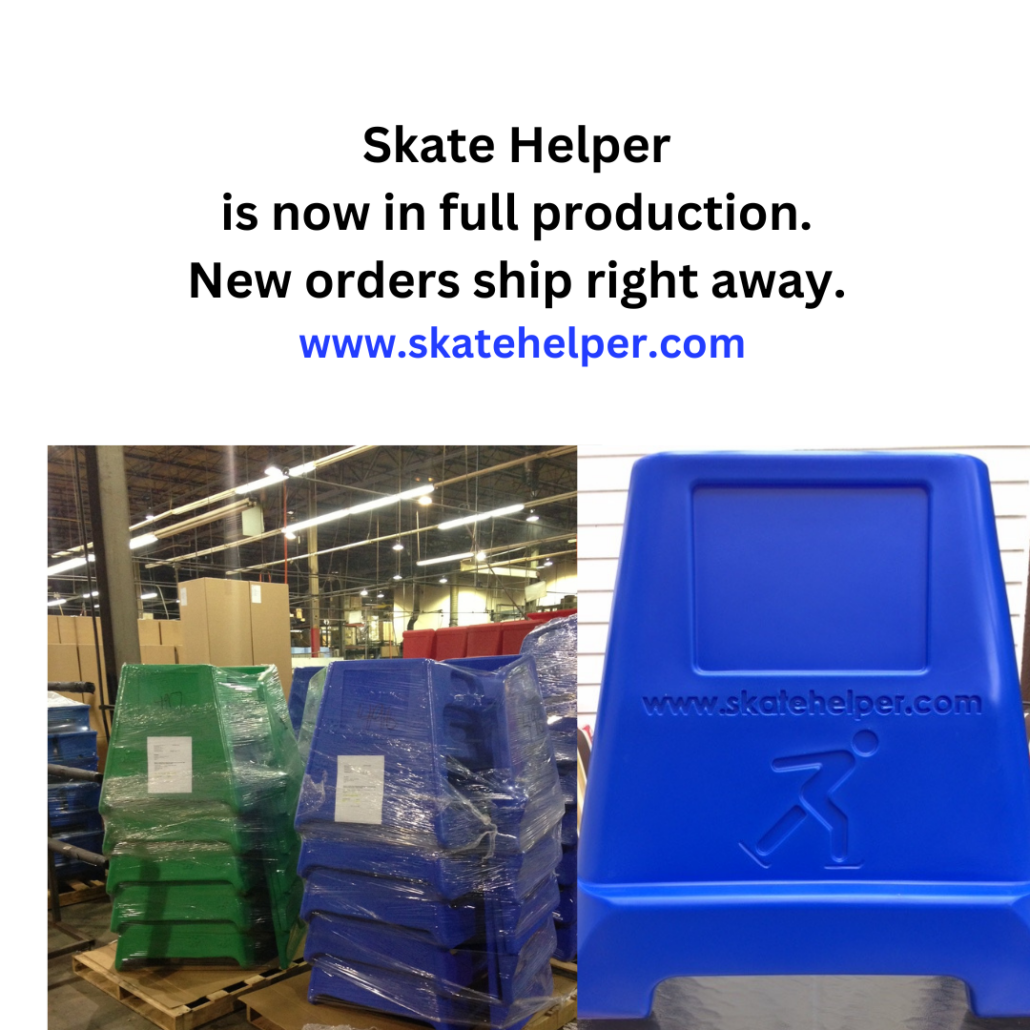 Photos of the Skate Helper Skating Aid In Use at Rinks Around The World